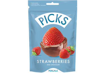 Maasikas piimašokolaadis DR PICKS 90g